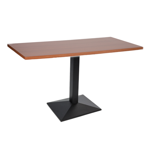 Miller Rectangle Dining Table – Laminate Top – Single Pedestal - JB ...