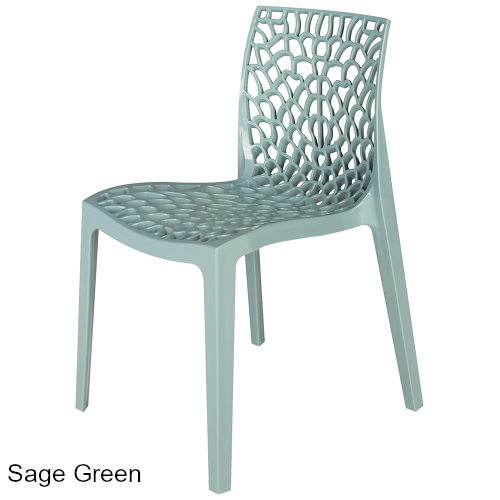 Honeycomb All Weather Stacking Side chair - JB Commercial Furniture