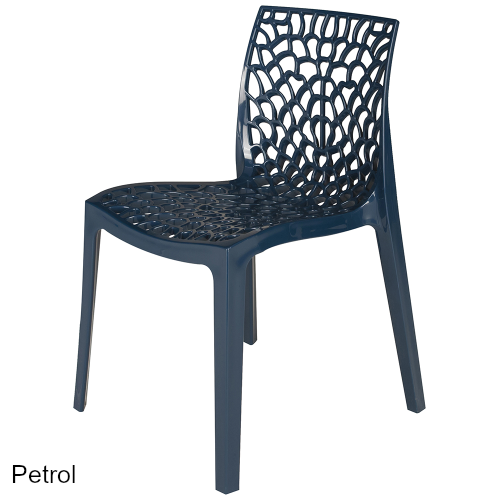 Honeycomb All Weather Stacking Side chair - JB Commercial Furniture