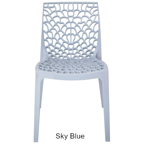 Honeycomb All Weather Stacking Side chair - JB Commercial Furniture