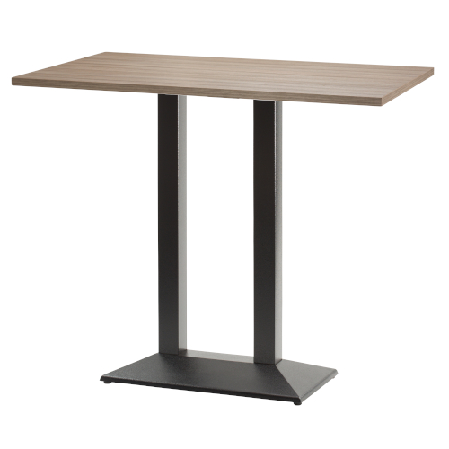 Miller Rectangle Poseur Table – Laminate Top – Twin Pedestal - JB ...