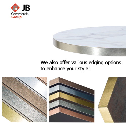 Gladiator Round XL Table with tuff top - JB Commercial Furniture