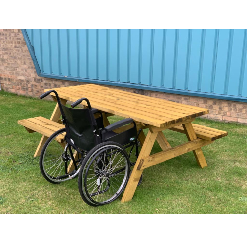 Yelden Eco Picnic Table with wheelchair access - A Frame - JB Commercial Furniture