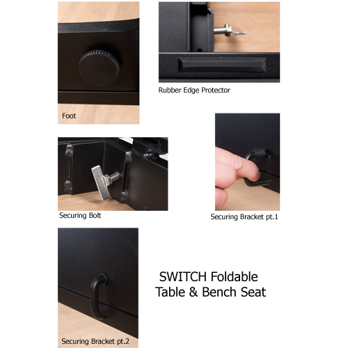 Home / Outdoor Furniture / Switch Outdoor Folding Poseur Table