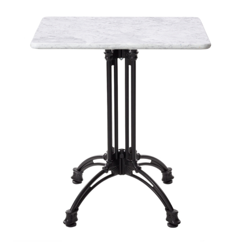 Cyprus Square All Weather Dining Table with Solid Marble Top - JB ...