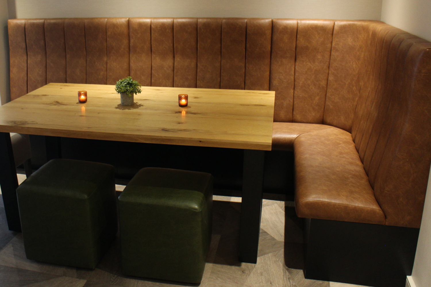 Cosmopolitan Royale Bench Seating - fluted backrest - price per metre ...