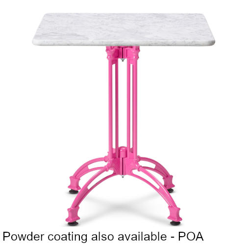 Cyprus Square All Weather Dining Table with Solid Marble Top - JB ...