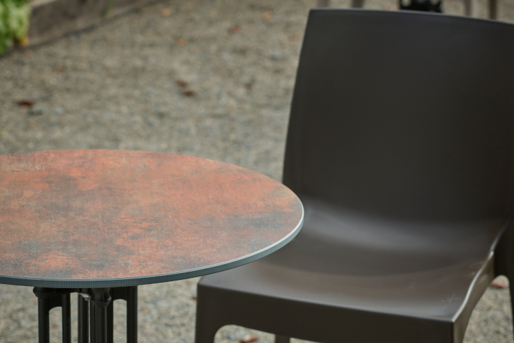 Cyprus Round All Weather Dining Table with High Pressure Top - JB ...