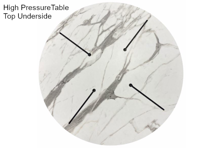 Cyprus Square All Weather Dining Table with High Pressure Top - JB ...