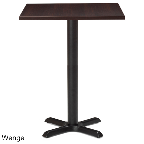 Valor Square Poseur Table with Tuff Top - JB Commercial Furniture