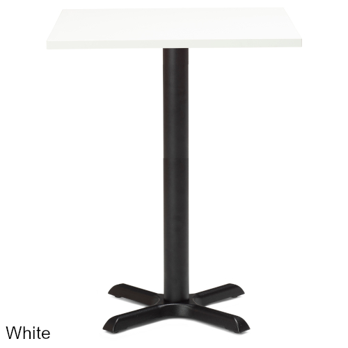 Valor Square Poseur Table with Tuff Top - JB Commercial Furniture
