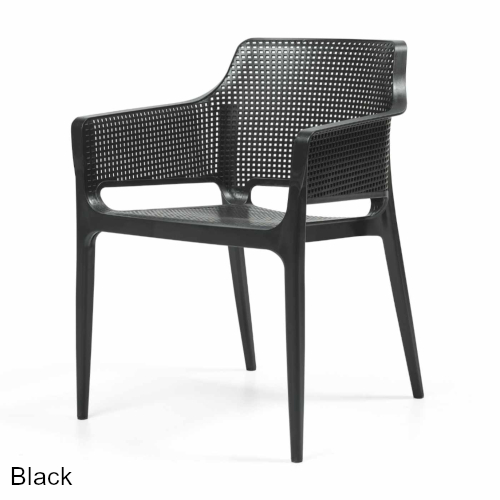 Cirrus Polypropylene Stacking All Weather Armchair with optional ...