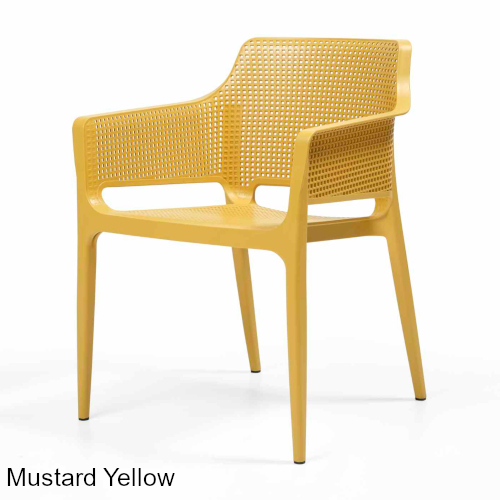 Cirrus Polypropylene Stacking All Weather Armchair with optional ...