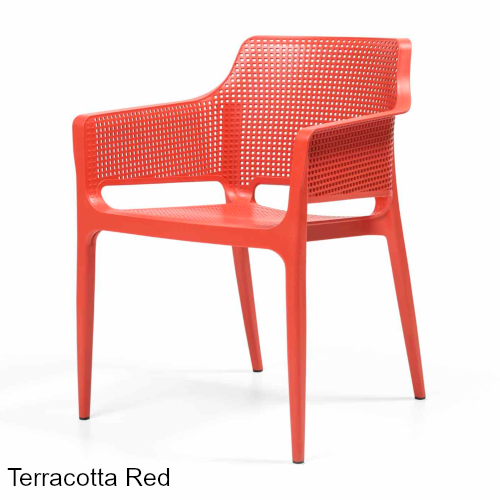 Cirrus Polypropylene Stacking All Weather Armchair with optional ...