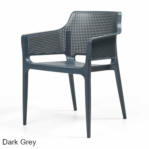 Cirrus Polypropylene Stacking All Weather Armchair with optional ...