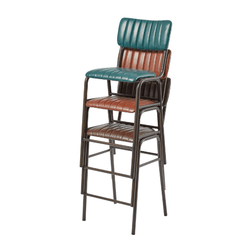 Rally Industrial Stacking Bar Stool - various heights available - JB ...