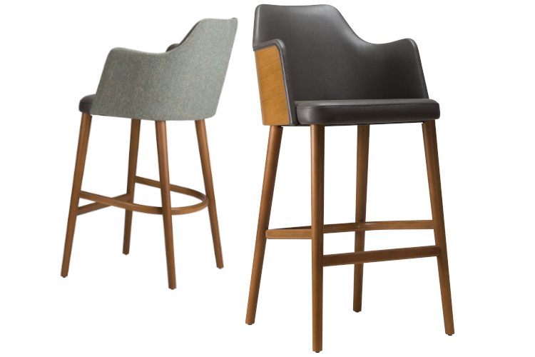 Lars Bar Stool - internal steel structure - JB Commercial Furniture