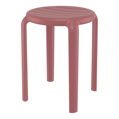Abelia Polypropylene All Weather Stacking Low Stool - JB Commercial ...
