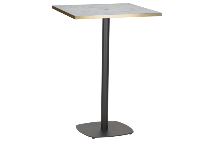 Solana Square Poseur Table with laminate top - JB Commercial Furniture
