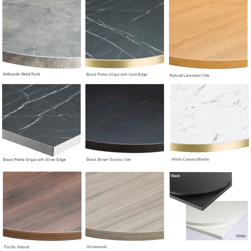 Laminate Table Tops, solid core - various sizes, top only. - JB ...