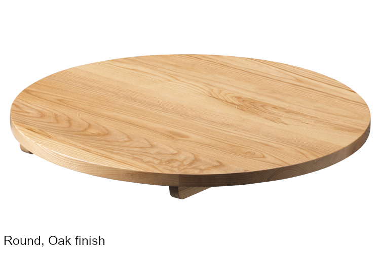 Bounty Round Coffee Table with Solid Wooden Top - JB Commercial Furniture