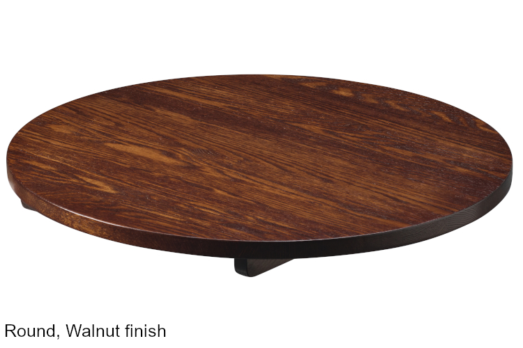 Bounty Round Poseur Table with Solid Wooden Top - JB Commercial Furniture