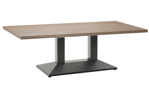 Rectangular pedestal coffee table store